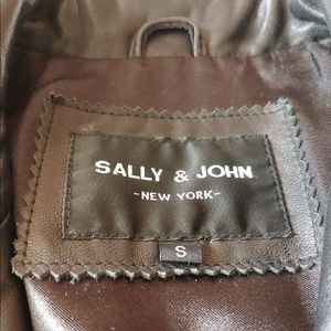 Jackets & Coats | Sally And John Black Leather Jacket | Poshmark